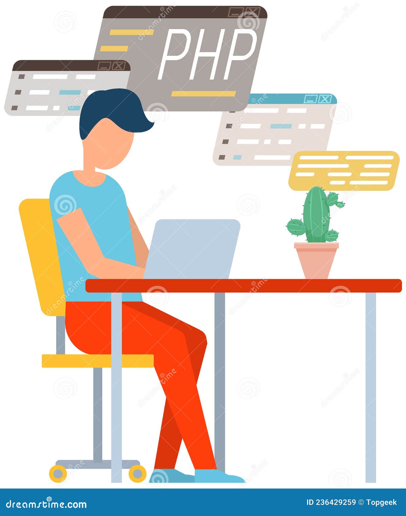 Programmer Engineering and Coding. Set of Programmers Working on Web ...