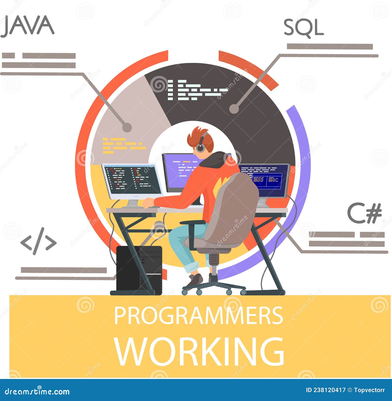 Programmer Engineering And Coding Programmer Working On Web 4578