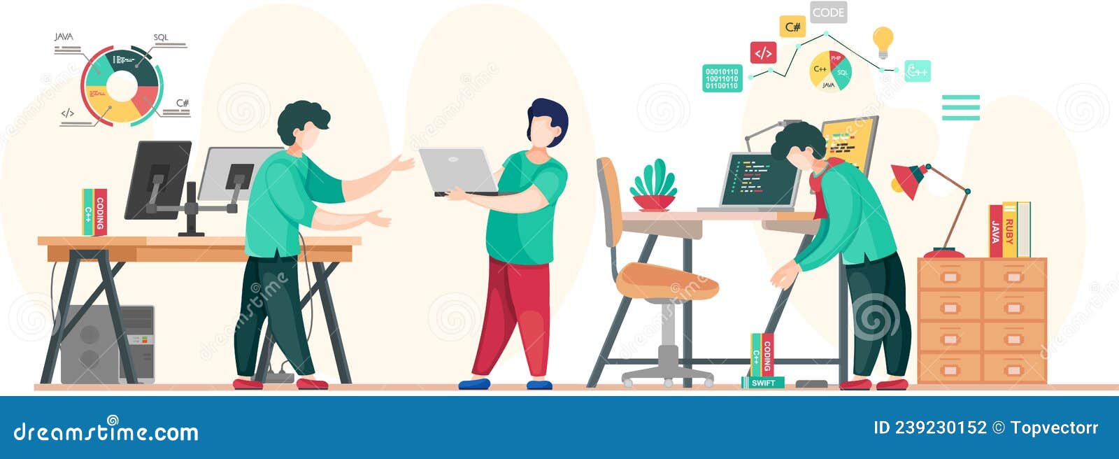 Programmer Engineering and Coding. Programmer Working on Web ...