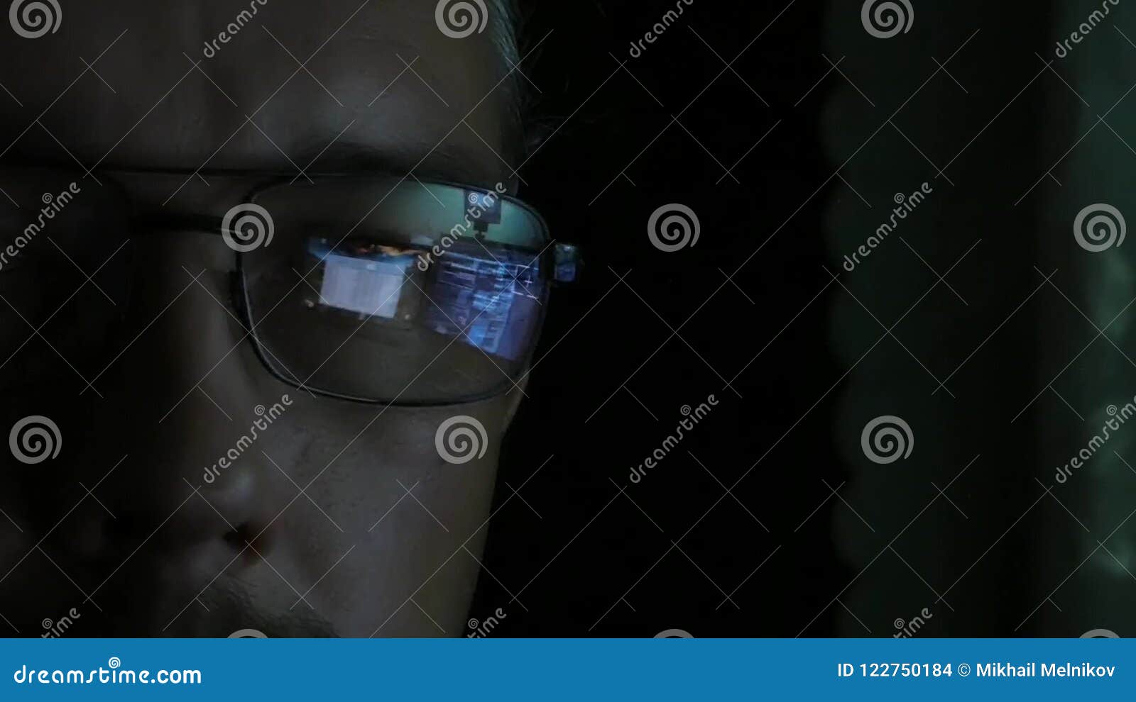 Programmer Or Hacker Software Code Reflecting In The Glass Stock Footage Video Of Digital