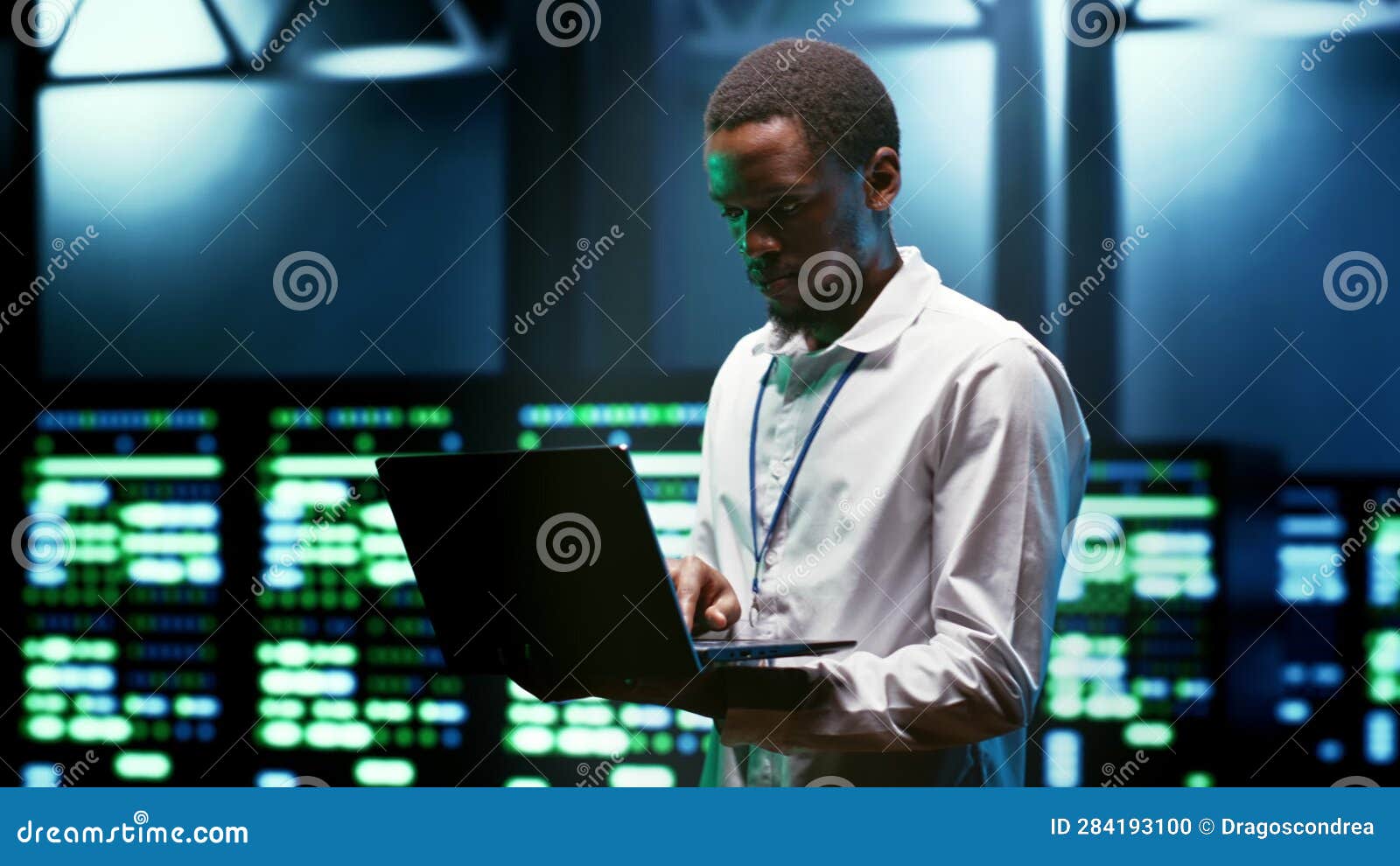 It Programmer Installs Server Firewalls Stock Footage - Video of malware, firewalls: 284193100