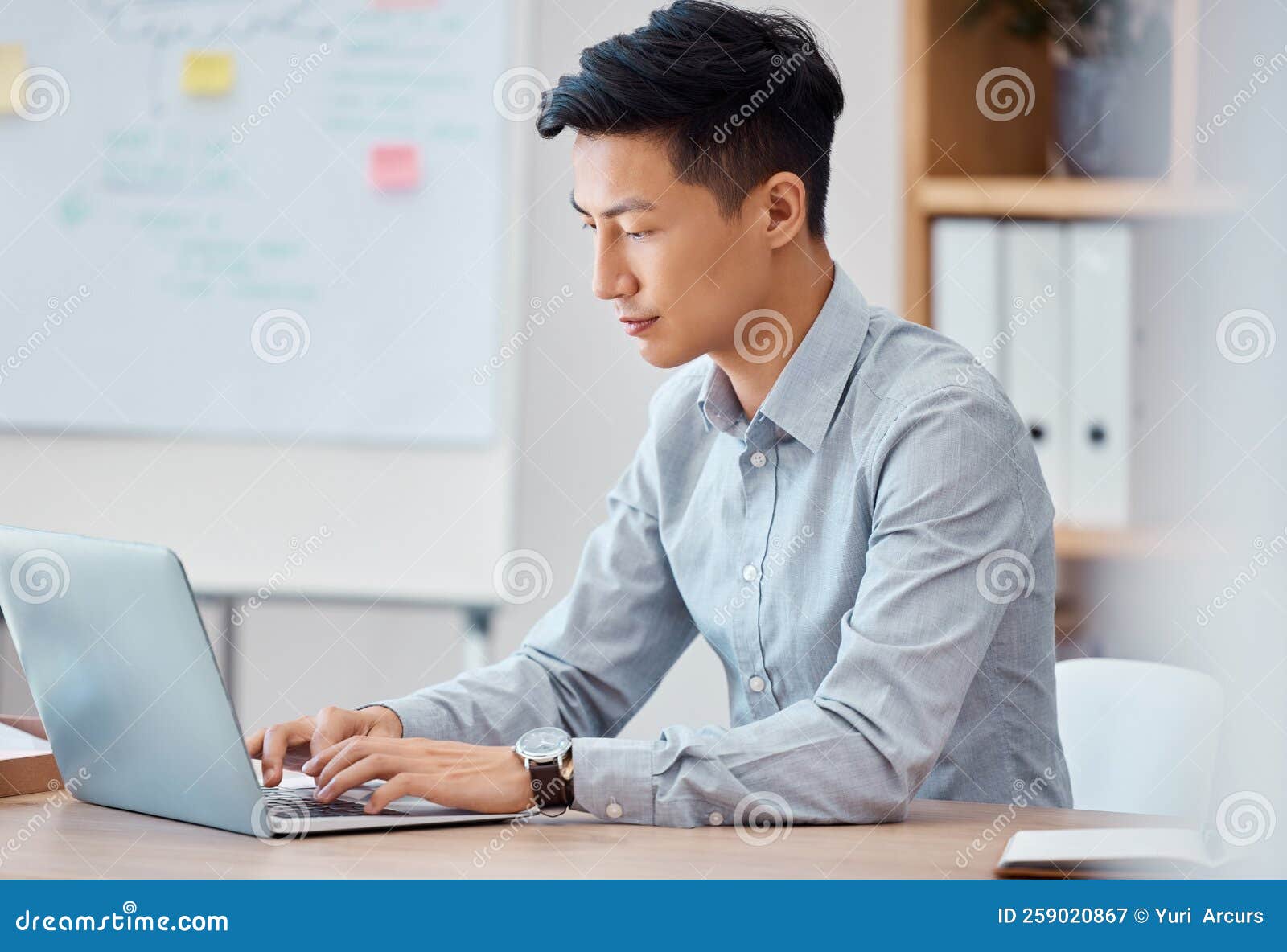 Programmer, Laptop and Software Engineer Working, Coding and Typing Up Cyber Security Data on ...