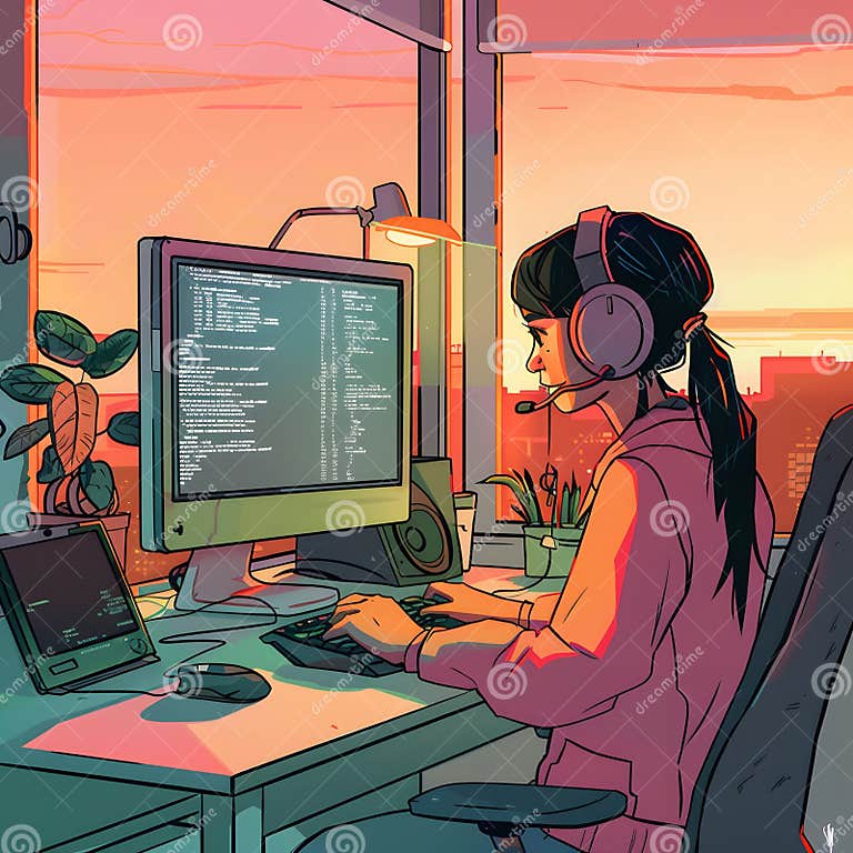 Diverse Programmers Immersed in Coding Activities at Different Settings ...