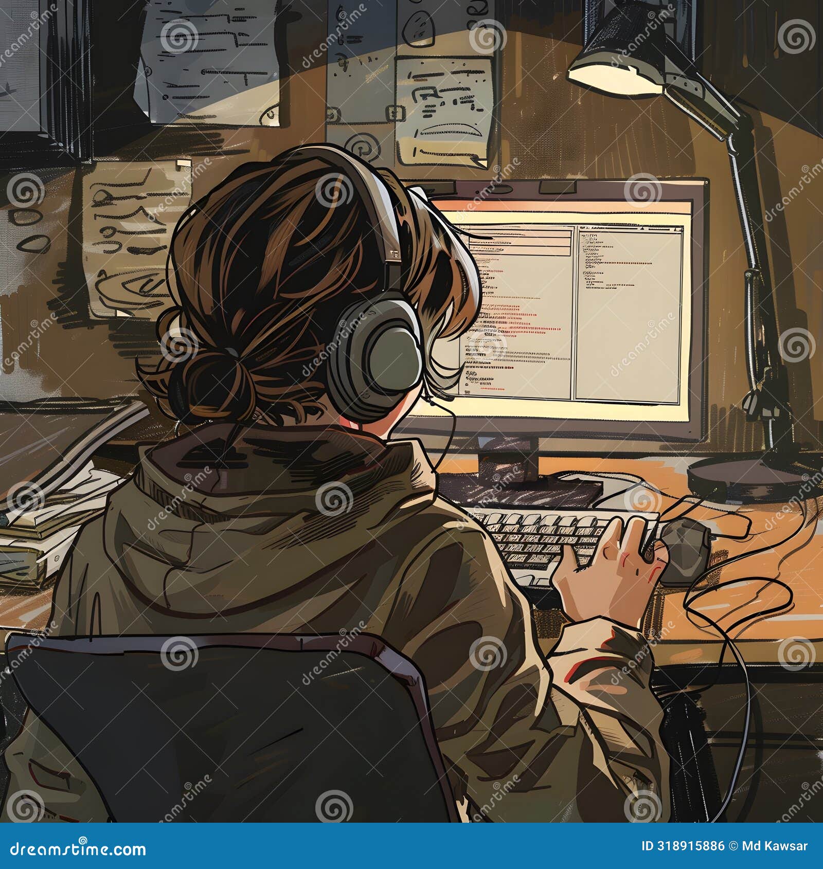 Diverse Programmers Immersed in Coding Activities at Different Settings ...