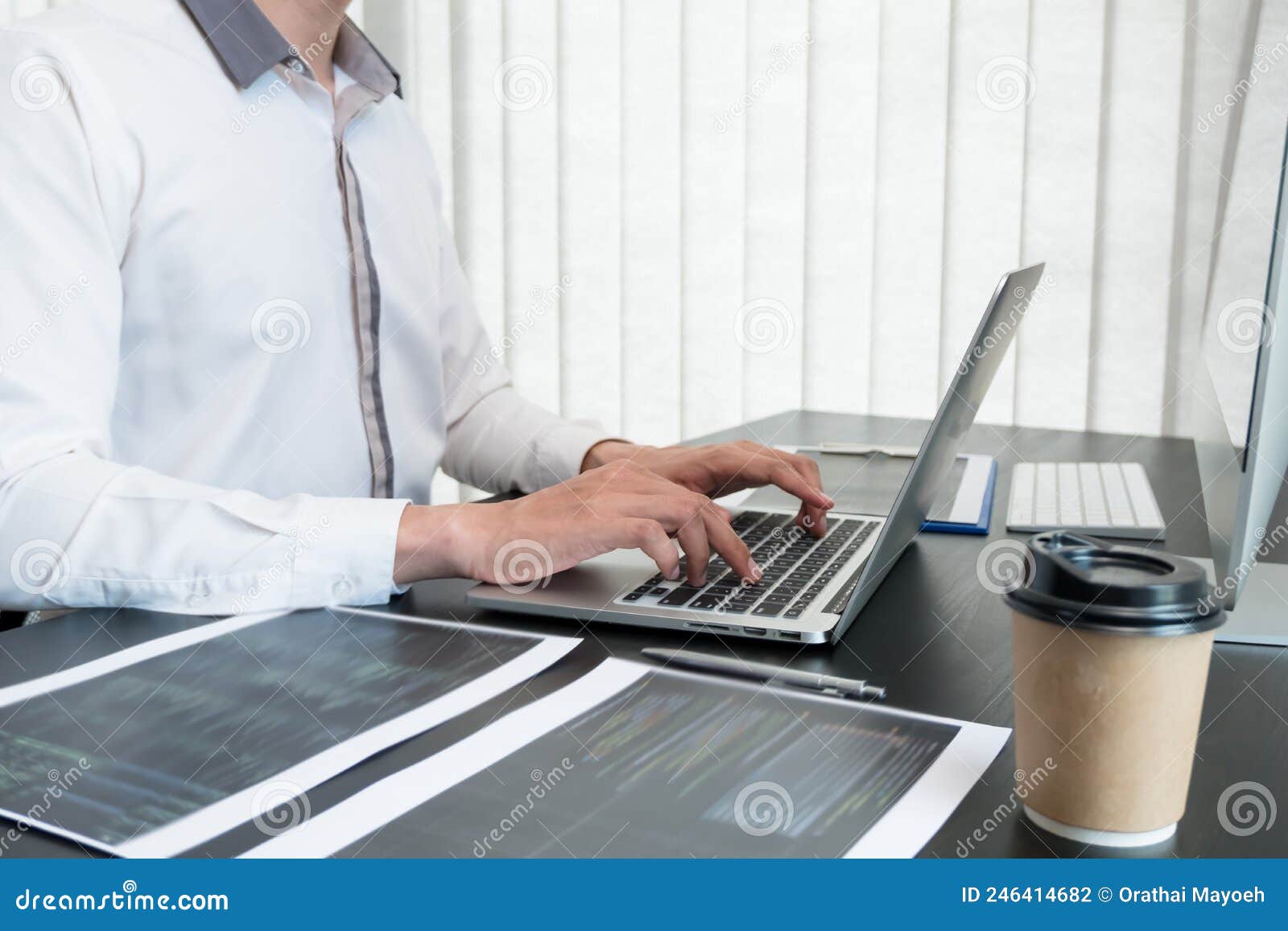 Programmer, Man Working with Computer Programming, Professional Development, and Coding ...