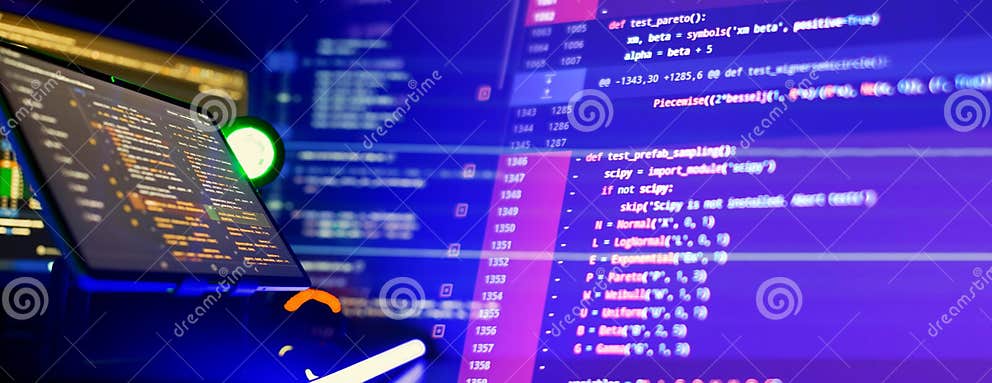 Programmer Manually Working with Program Code on a Computer at Night in ... Programmer Manually Working with Program Code on a Computer at Night in ...
