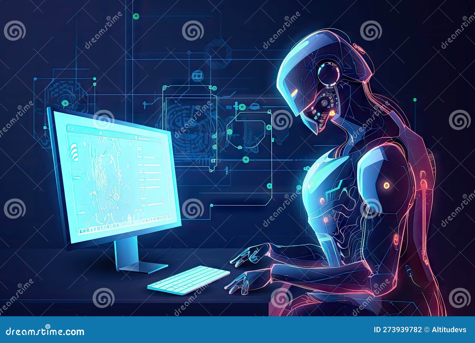 Programmer, Meticulously Tweaking the Code for Sophisticated Robot S ...