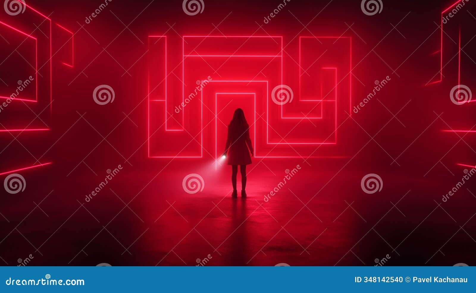 Programmer Navigates a Maze of Code Stock Photo - Image of digital ...