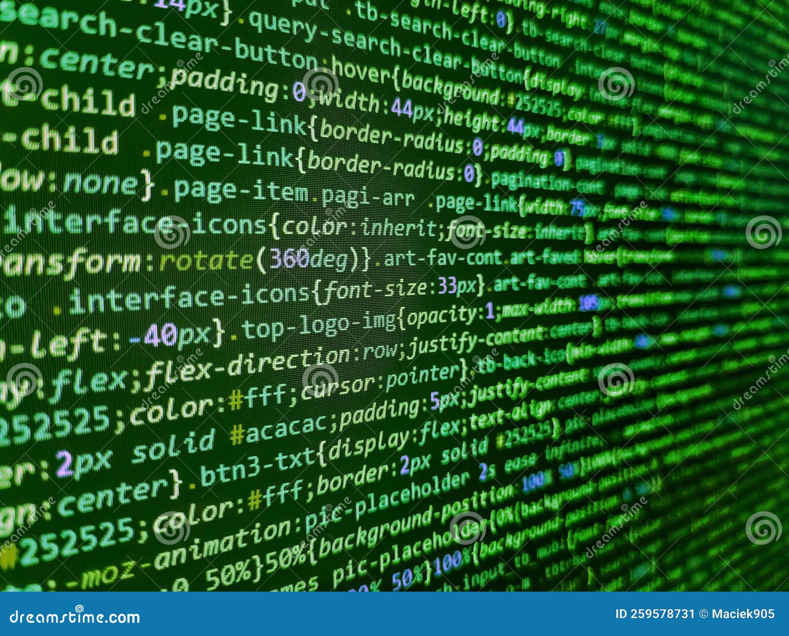 Programmer Occupation Abstract Computer Script About Big Data And Blockchain Database Computer