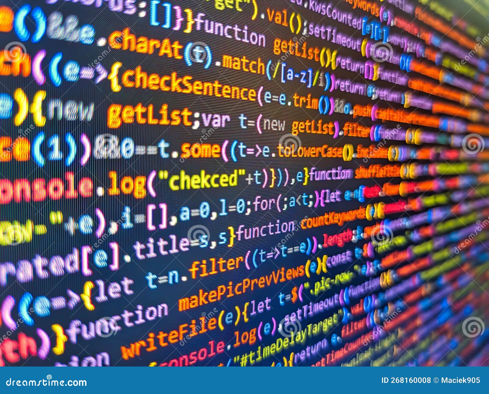 Programmer Occupation Job Software Data Monitor New Function Software Background Css3 Code On