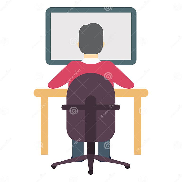 Programmer, Software Developer Color Vector Icon Which Can Easily ...