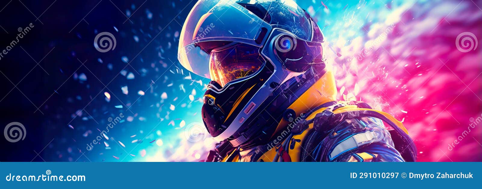 Programmer In A Space Age Suit Symbolizing The Future Of Coding In 5093