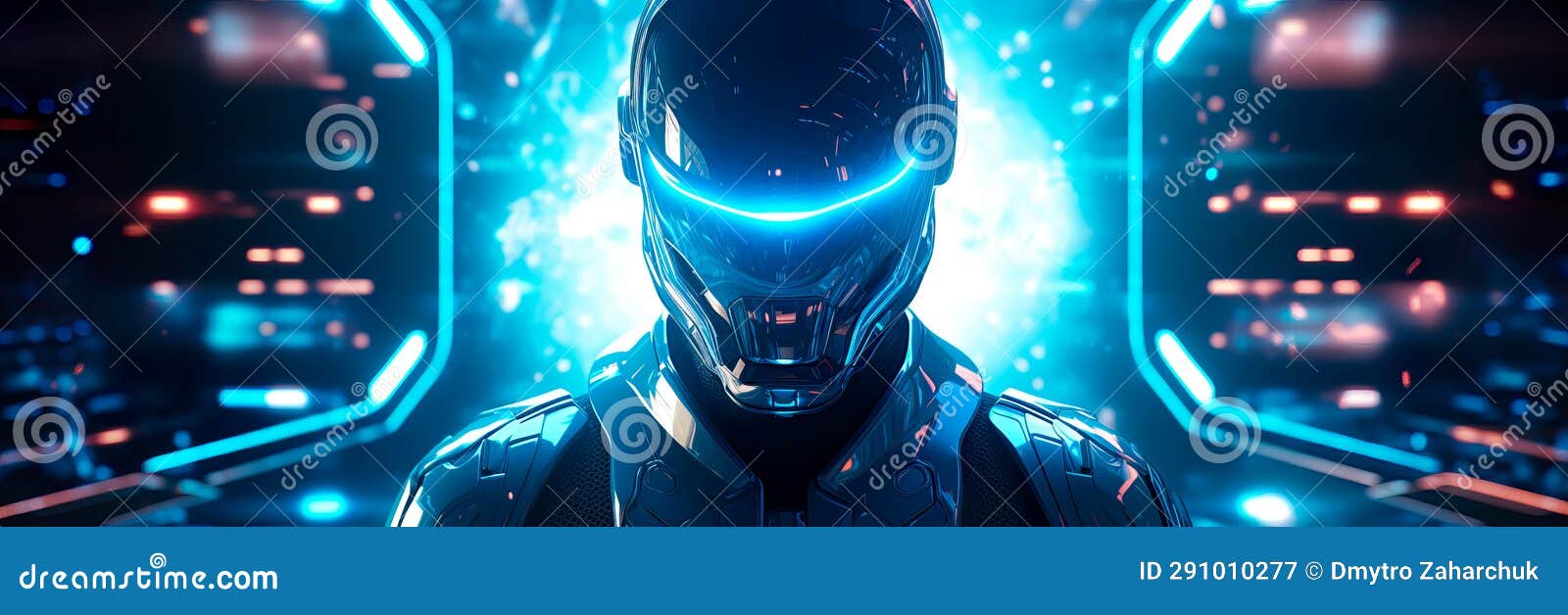 Programmer in a Space-age Suit, Symbolizing the Future of Coding in ...