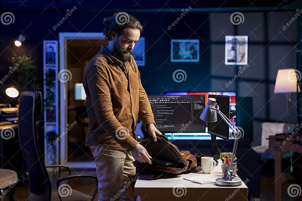 Programmer Starting Job Shift, Ready To Do Software Quality Assurance ...