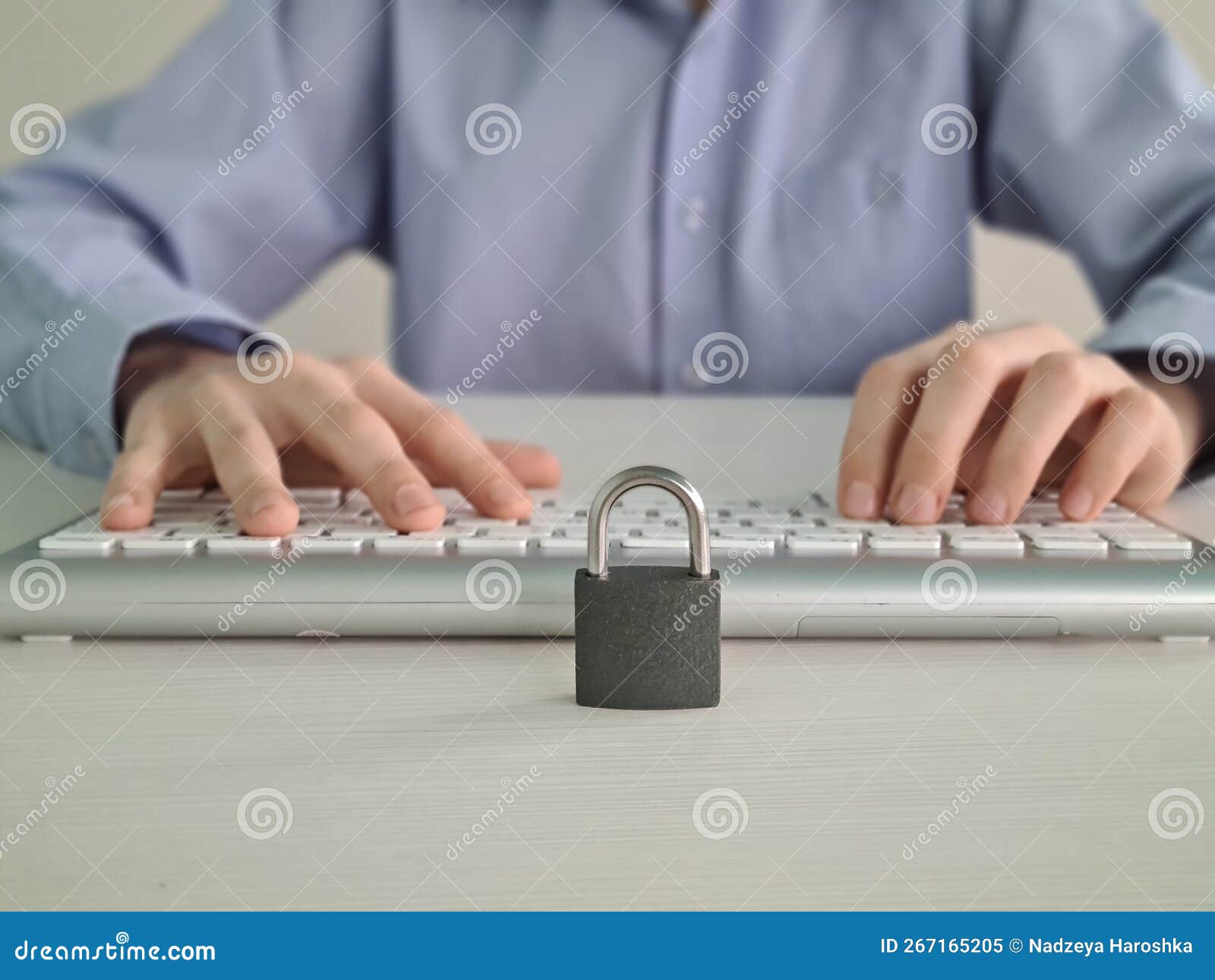 Programmer Student Types Code on Keyboard and Protect Cyber Security from Hacker Attacks and ...