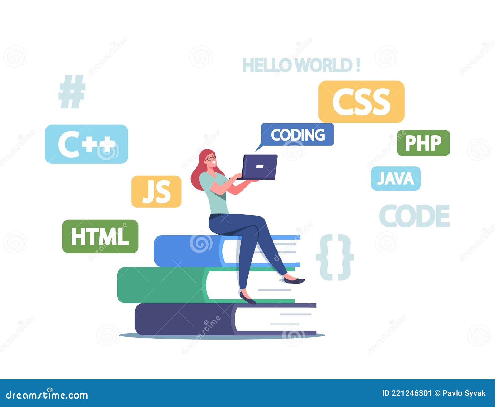 Developing Programming And Coding Technologies Website Design Programmer Working In A Software
