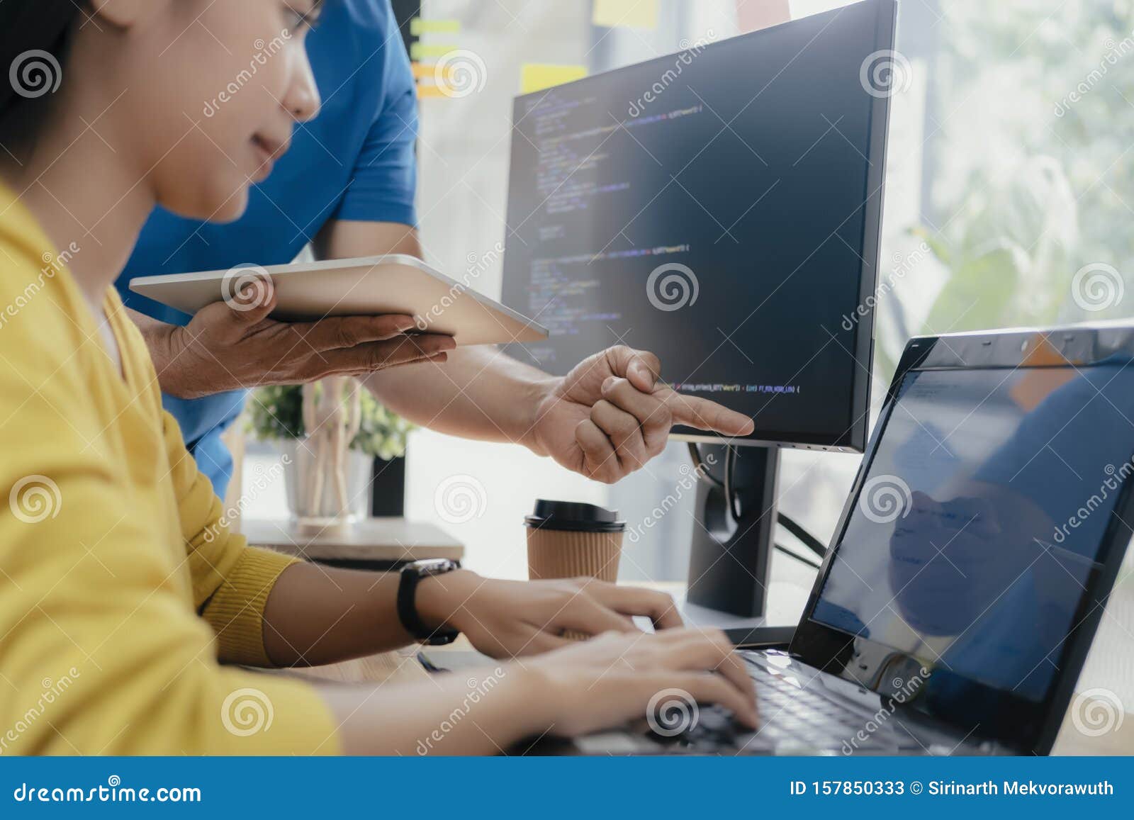 UX UI and Programming Development Technology Stock Image - Image of ...