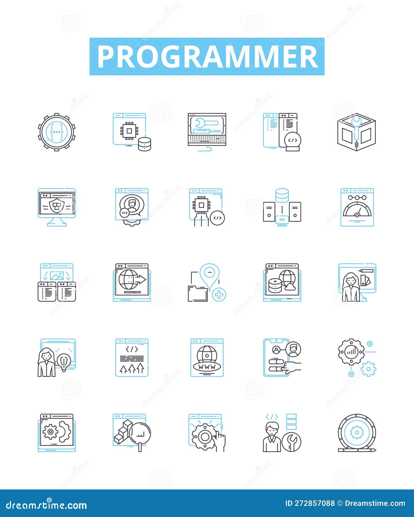 Developer Coder With Laptop And Documents Gear Cartoon Vector ...