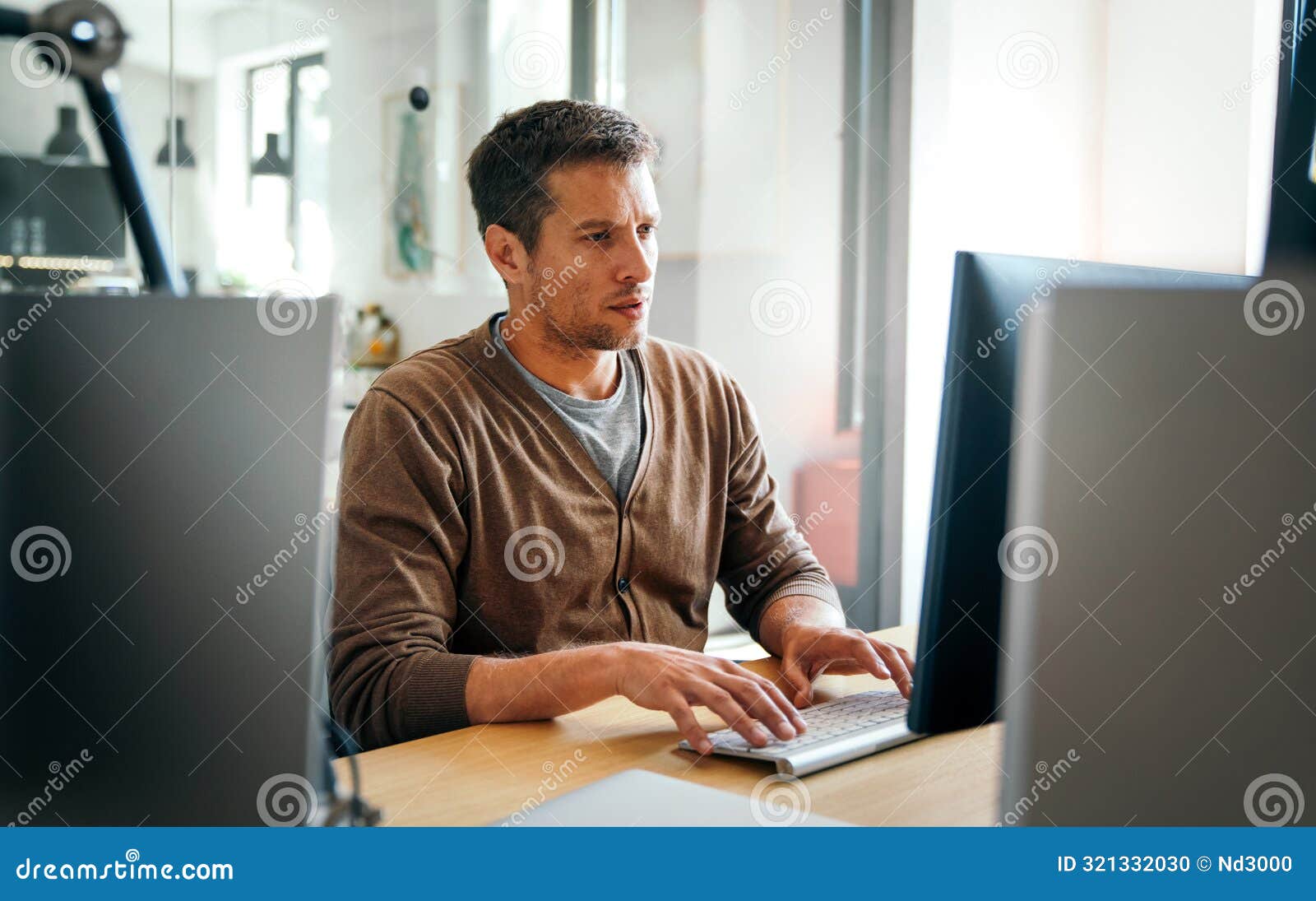 Programmer, Web Developer, Designer Working at Office Comparing Mobile ... Programmer, Web Developer, Designer Working at Office Comparing Mobile ...