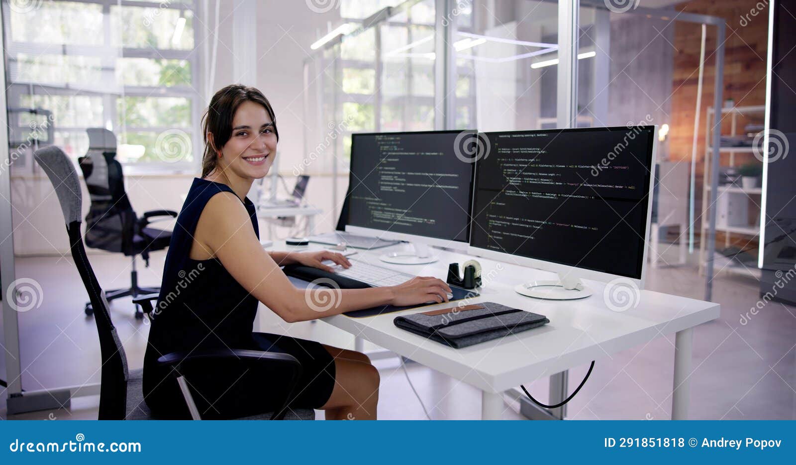 Programmer Woman Coding stock photo. Image of programmer - 291851818 Programmer Woman Coding stock photo. Image of programmer - 291851818