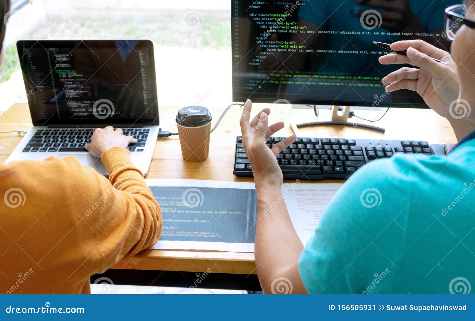 Programmer Work With Developing Programming Stock Image Image Of Command Network 156505931 6308
