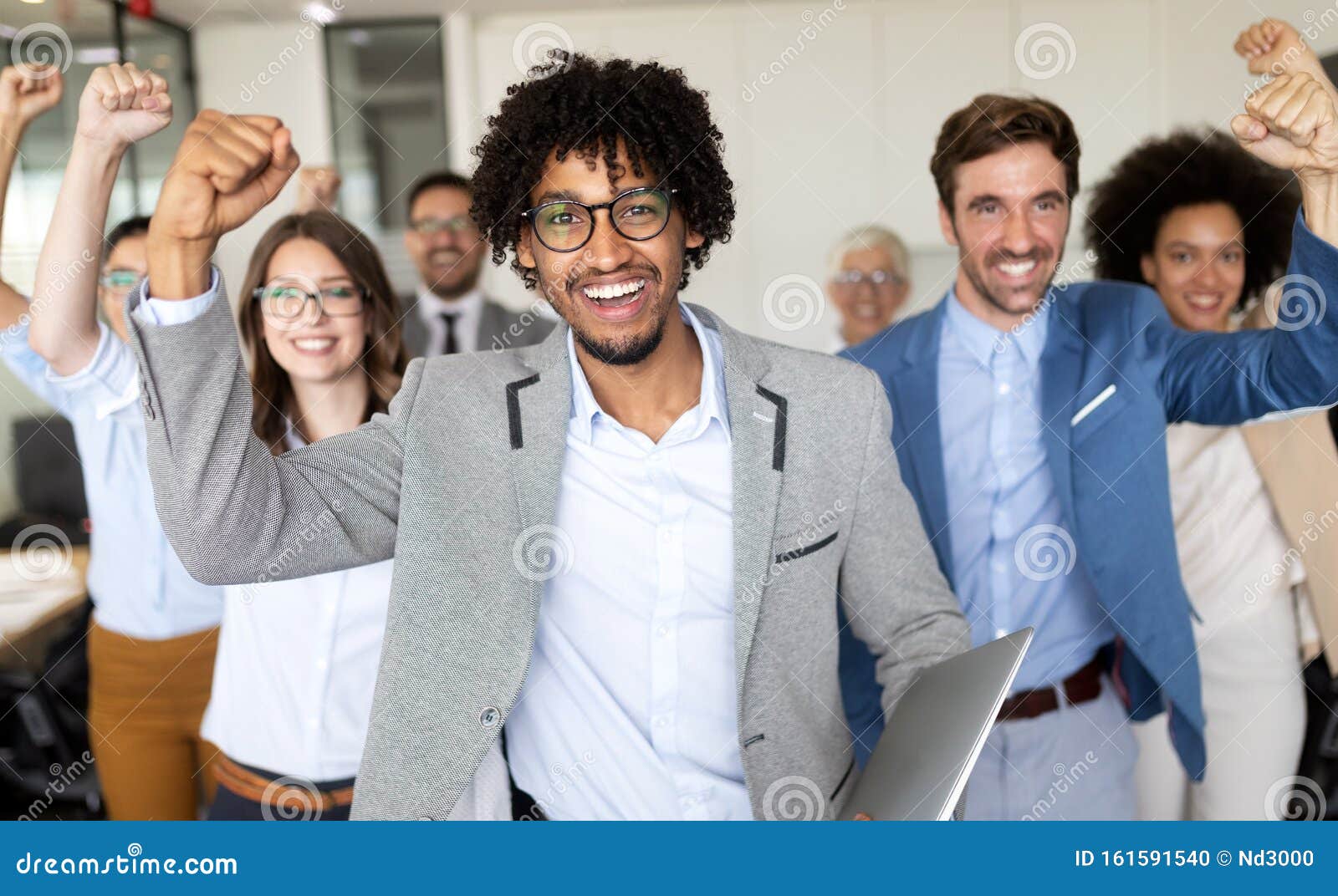 Programmer Working in a Software Developing Company Office. Staff ...