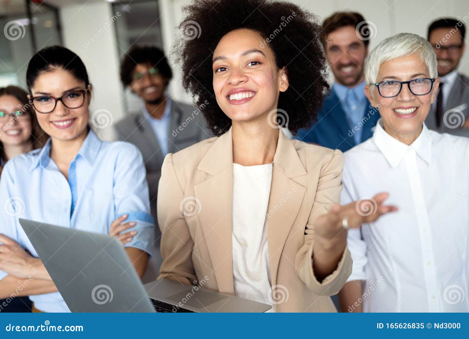 Programmer Working in a Software Developing Company Office. Staff ...