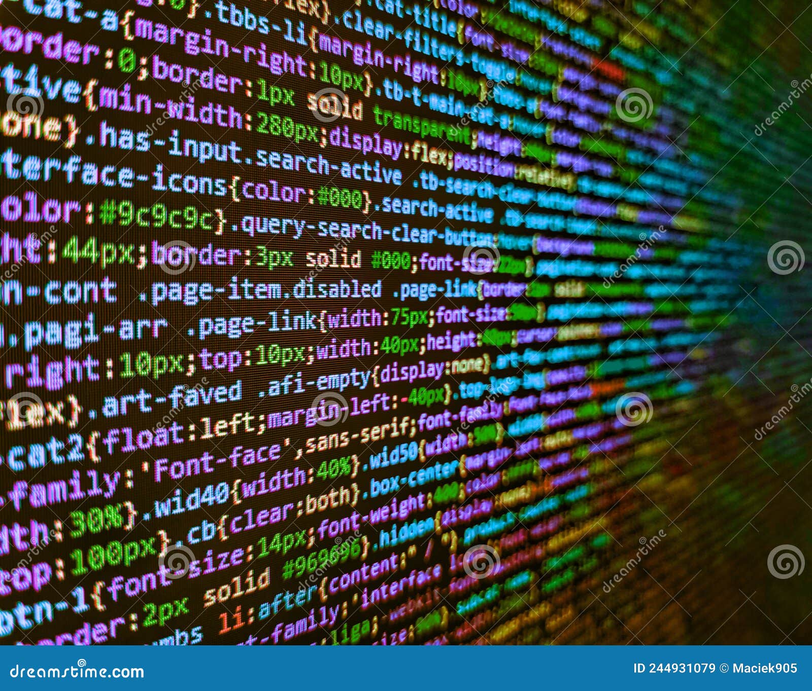 Programmer Workplace. Big Data Concepts Working in Cyberspace ...