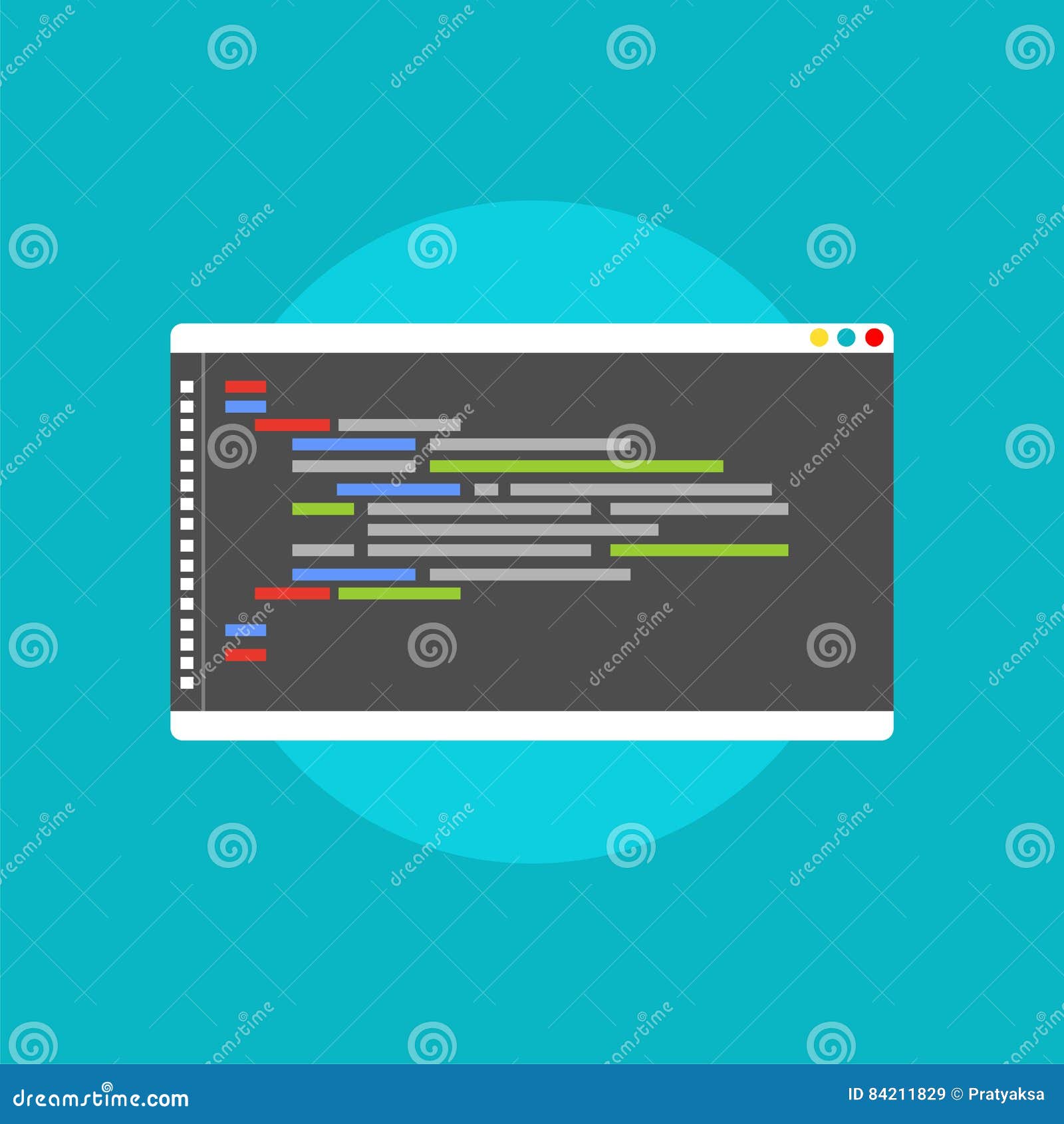 Programmering of Het Coderen Pictogramsymbool Vector Illustratie ...