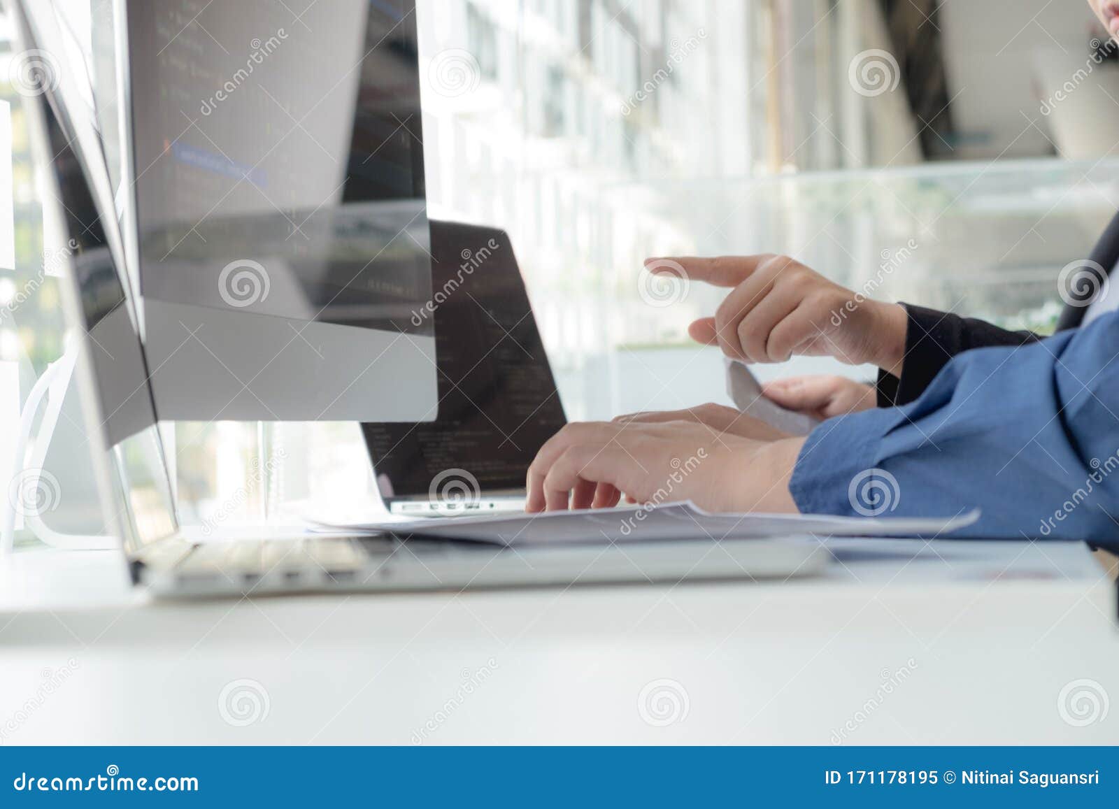 Programmers Work on the Development of Coding and Coding Technology on ...