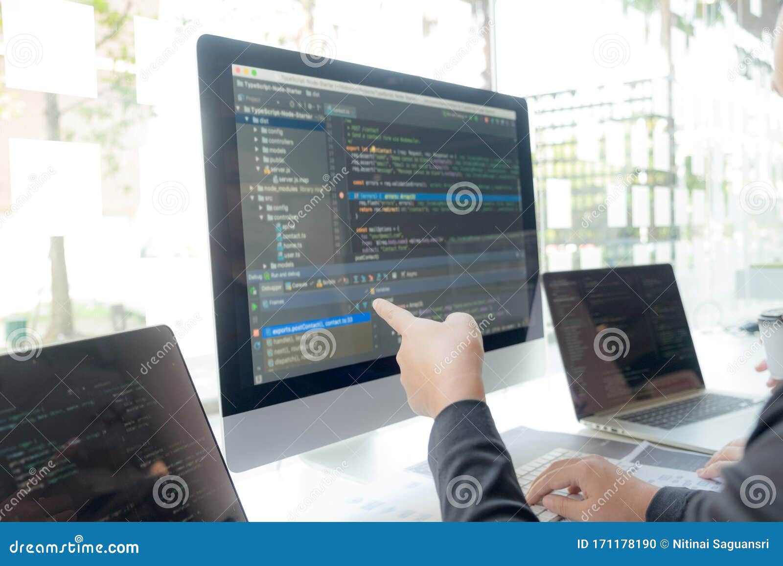 Programmers Work on the Development of Coding and Coding Technology on ...