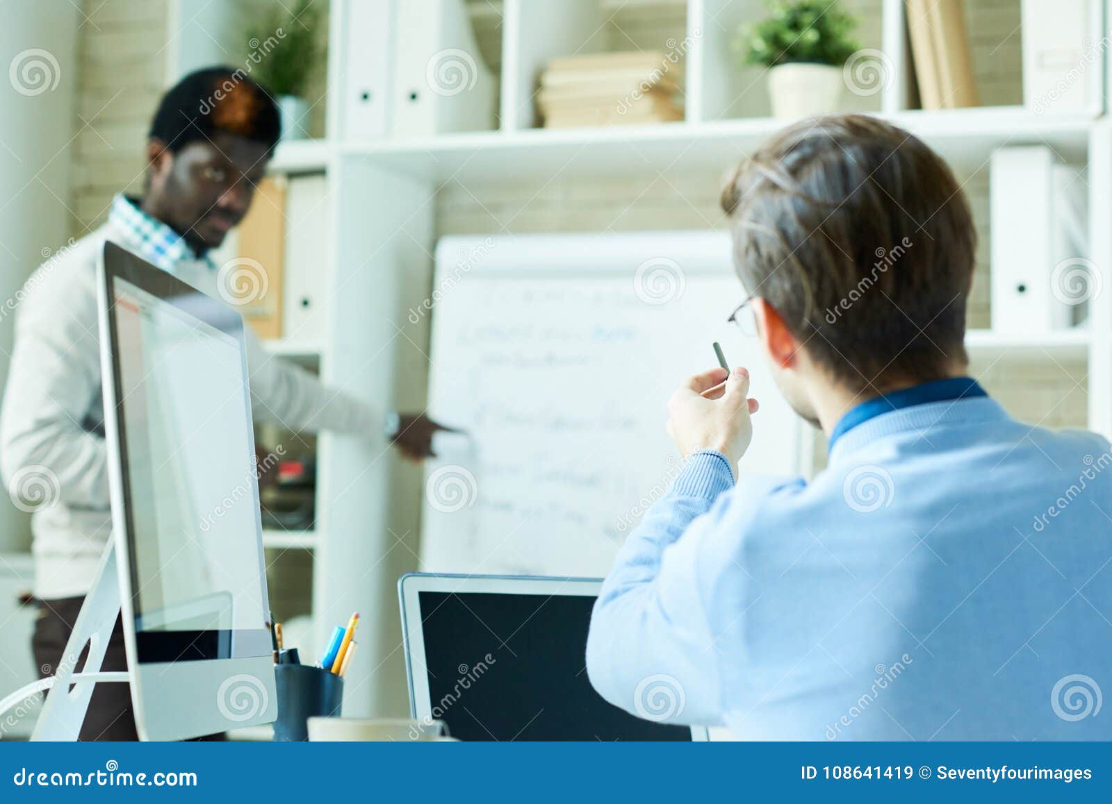 It Programmers Working on Project Stock Image - Image of business ...