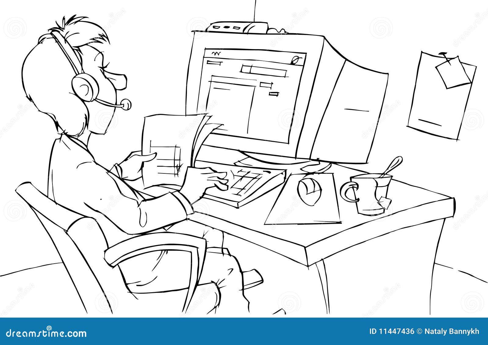 Programmierer vektor abbildung. Illustration von programmierung - 11447436