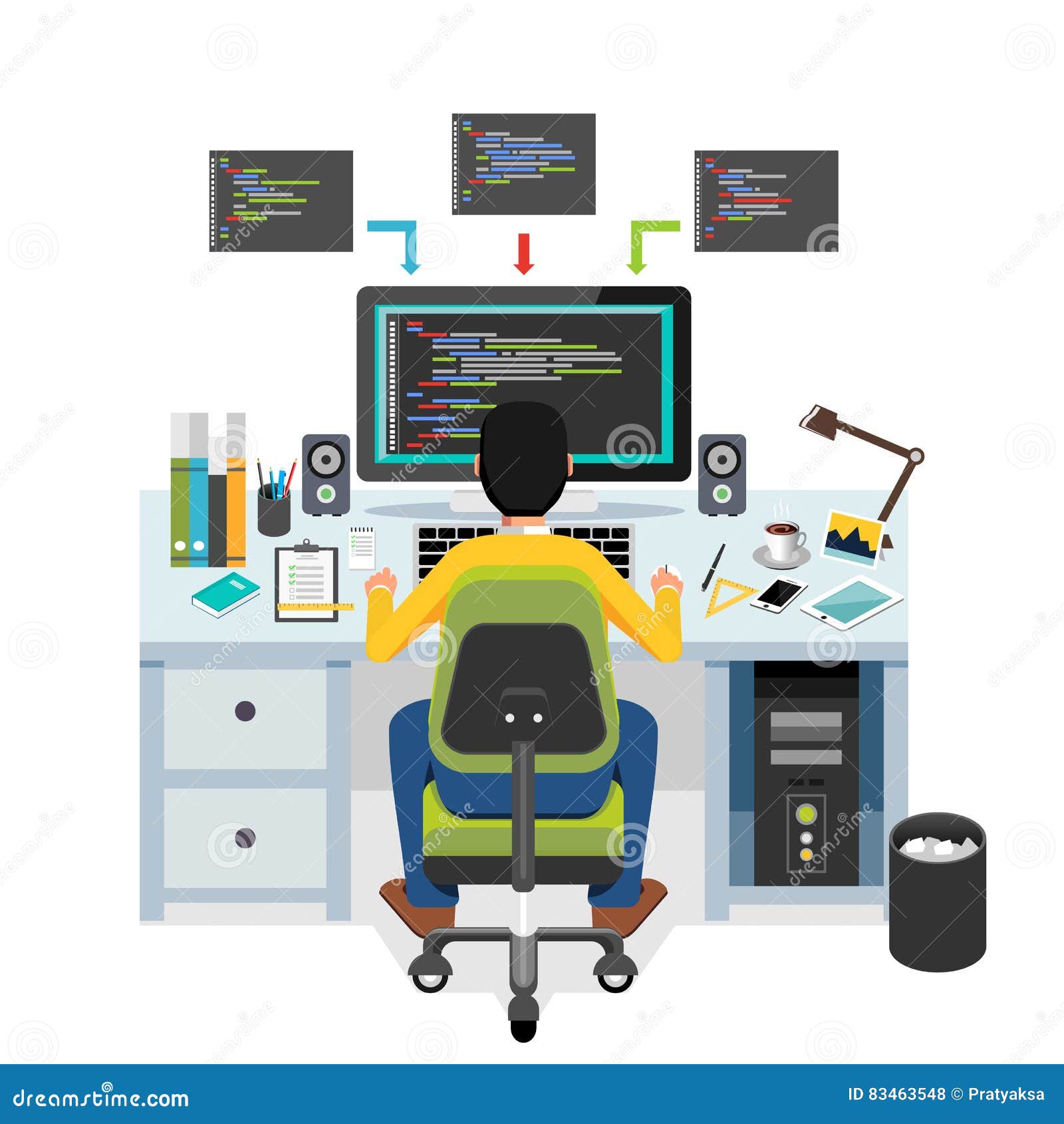 Programmierer Stock Illustrationen, Vektors, & Klipart – (17,190 Stock ...