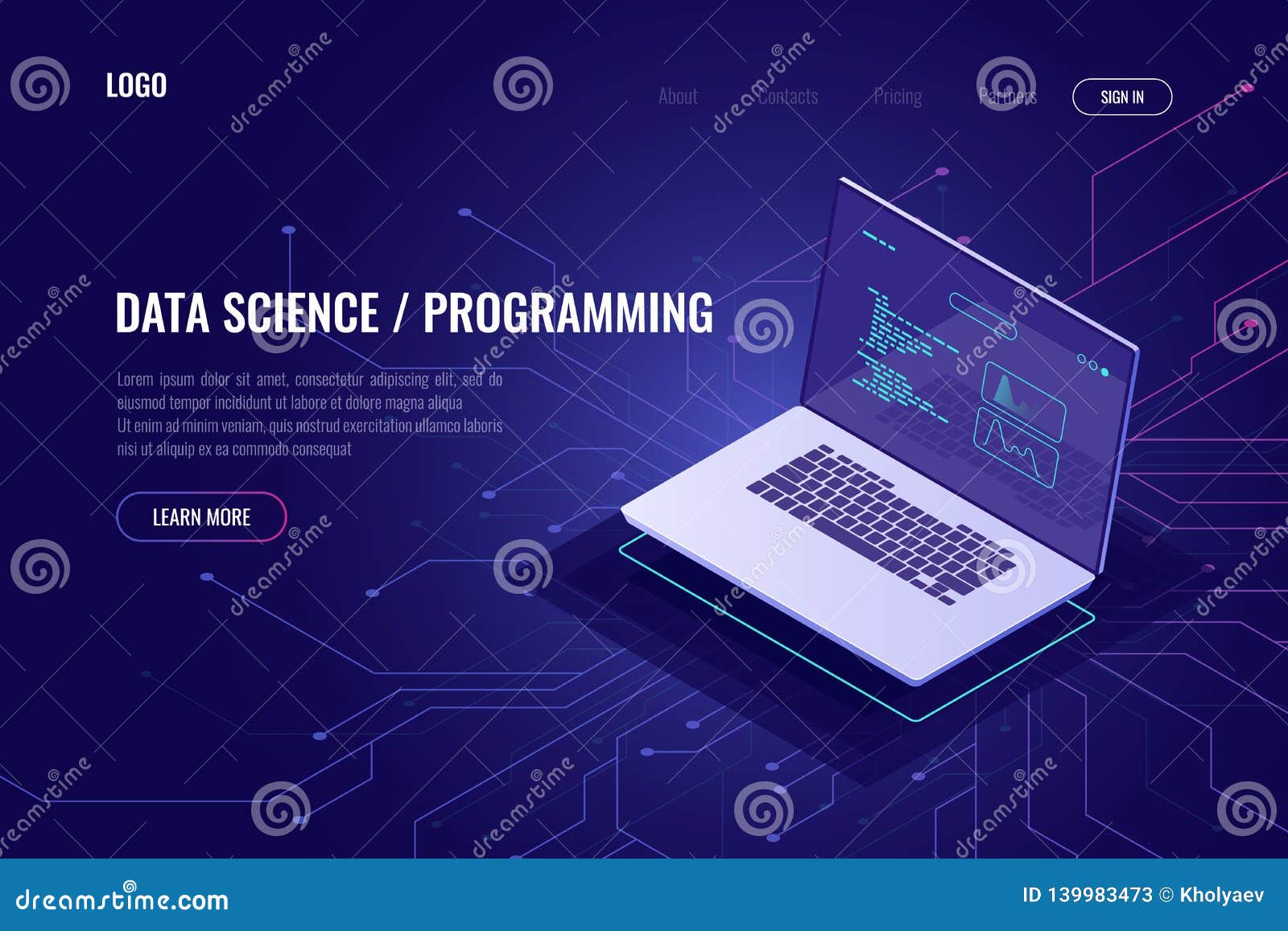 Programmierung Und Isometrische Ikone Der Softwareentwicklungs ...