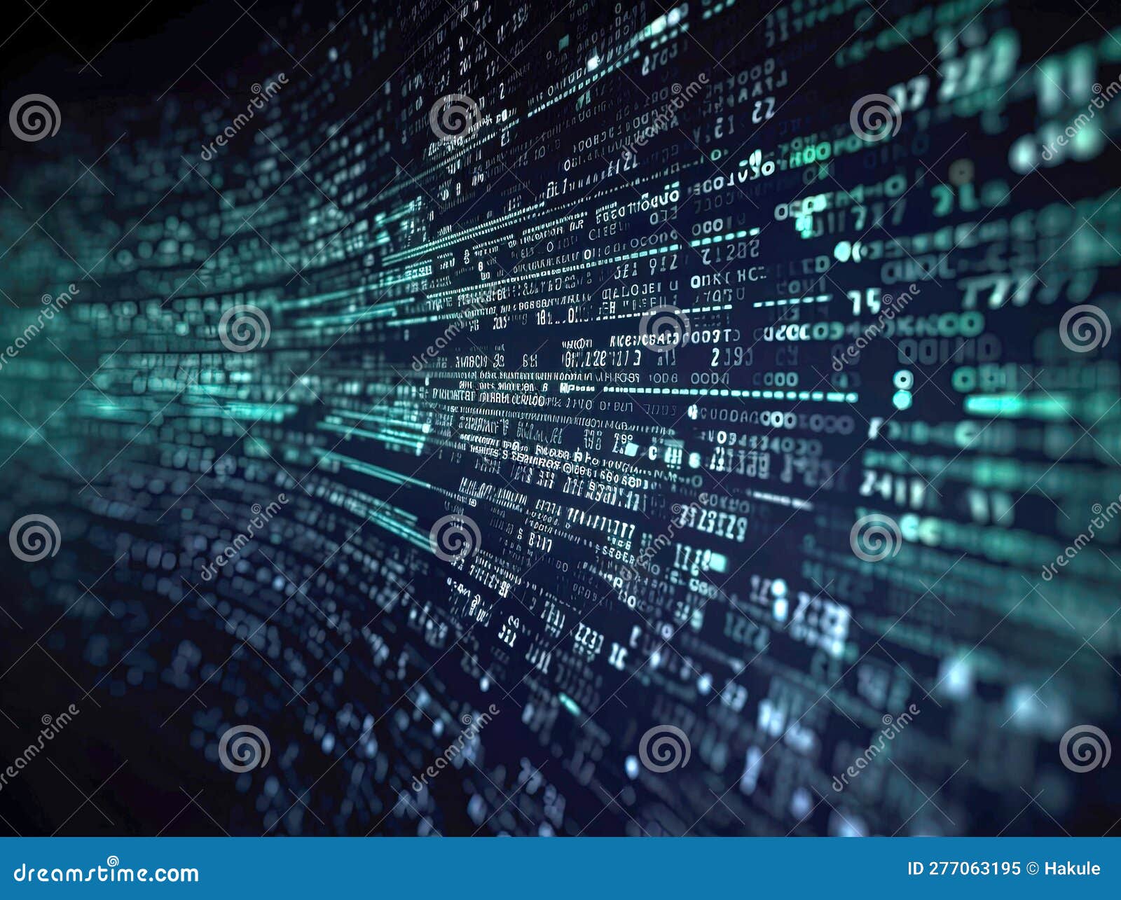 Programming Code Abstract Background Programming And Coding Concept 3d Rendering Stock