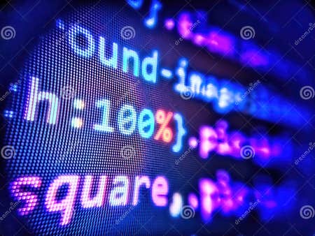 Programming Code Abstract Company Office. Source Code Photo. Developing Programming Binary Code ...