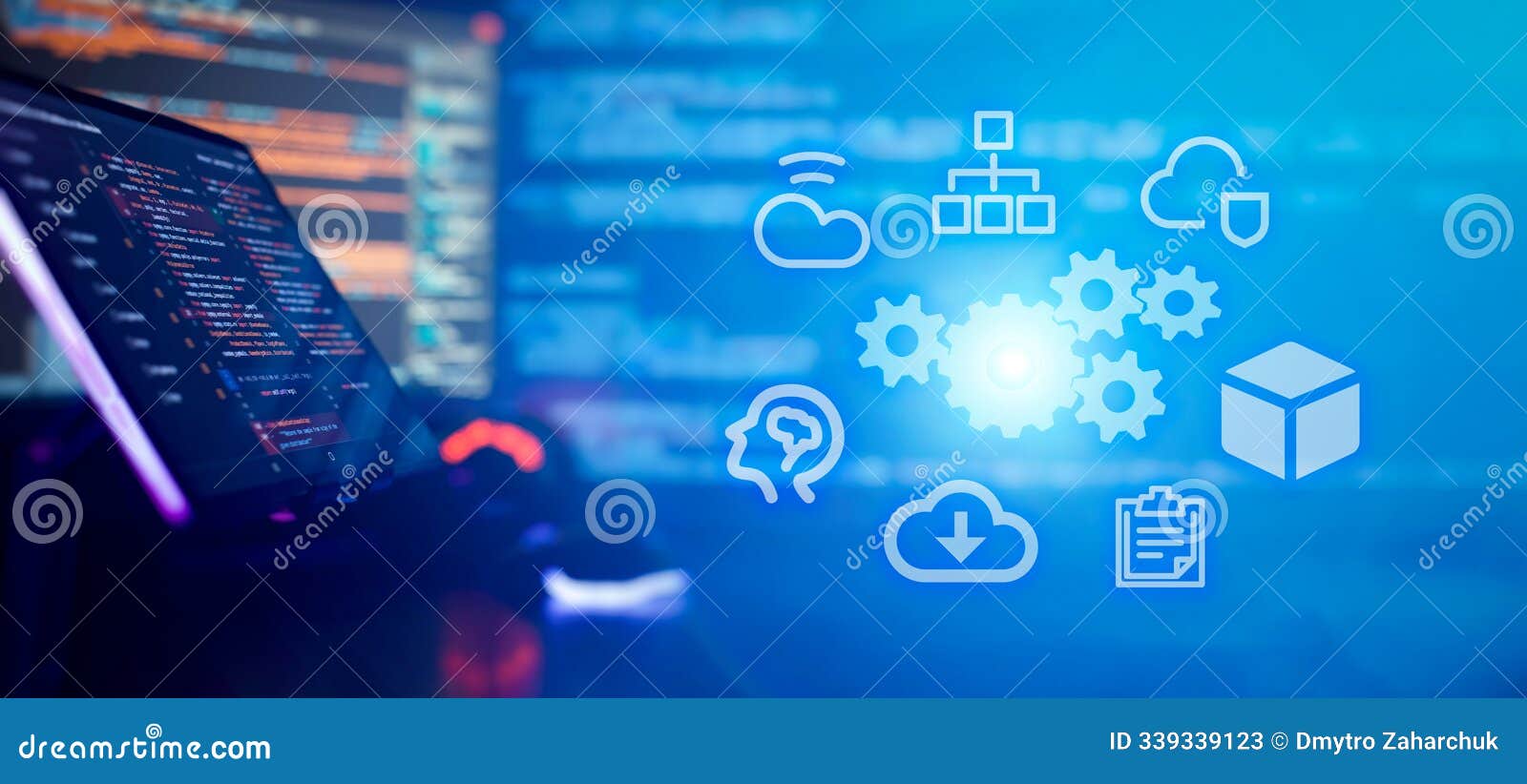 Programming Code Abstract Screen of Software Developer. Coding Script ... Programming Code Abstract Screen of Software Developer. Coding Script ...