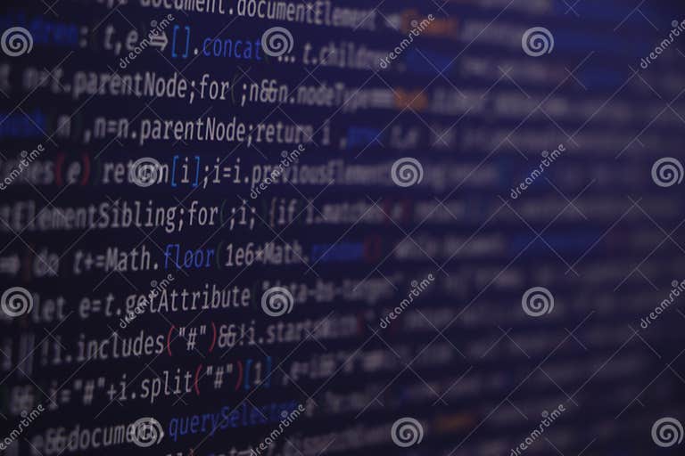 Programming Code Abstract Screen Of Software Developer Computer Script 0719