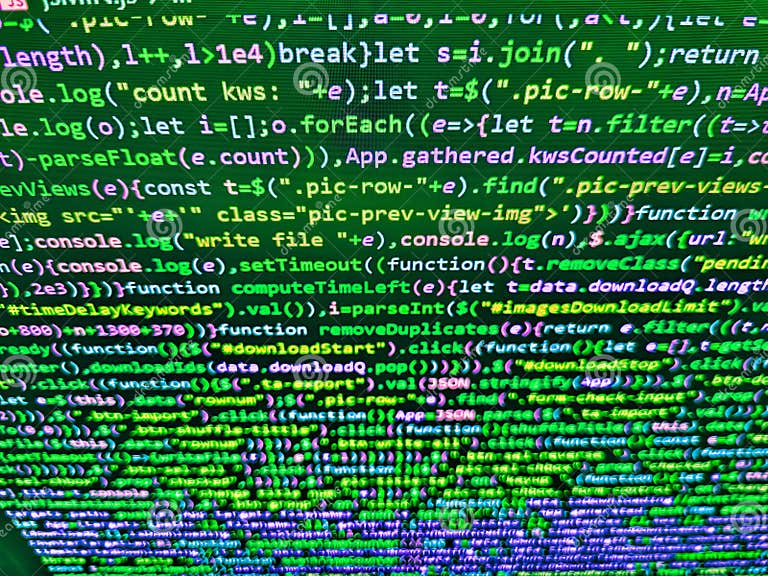 Programming Code Abstract Software Technology Background of Software Developer and Computer ...