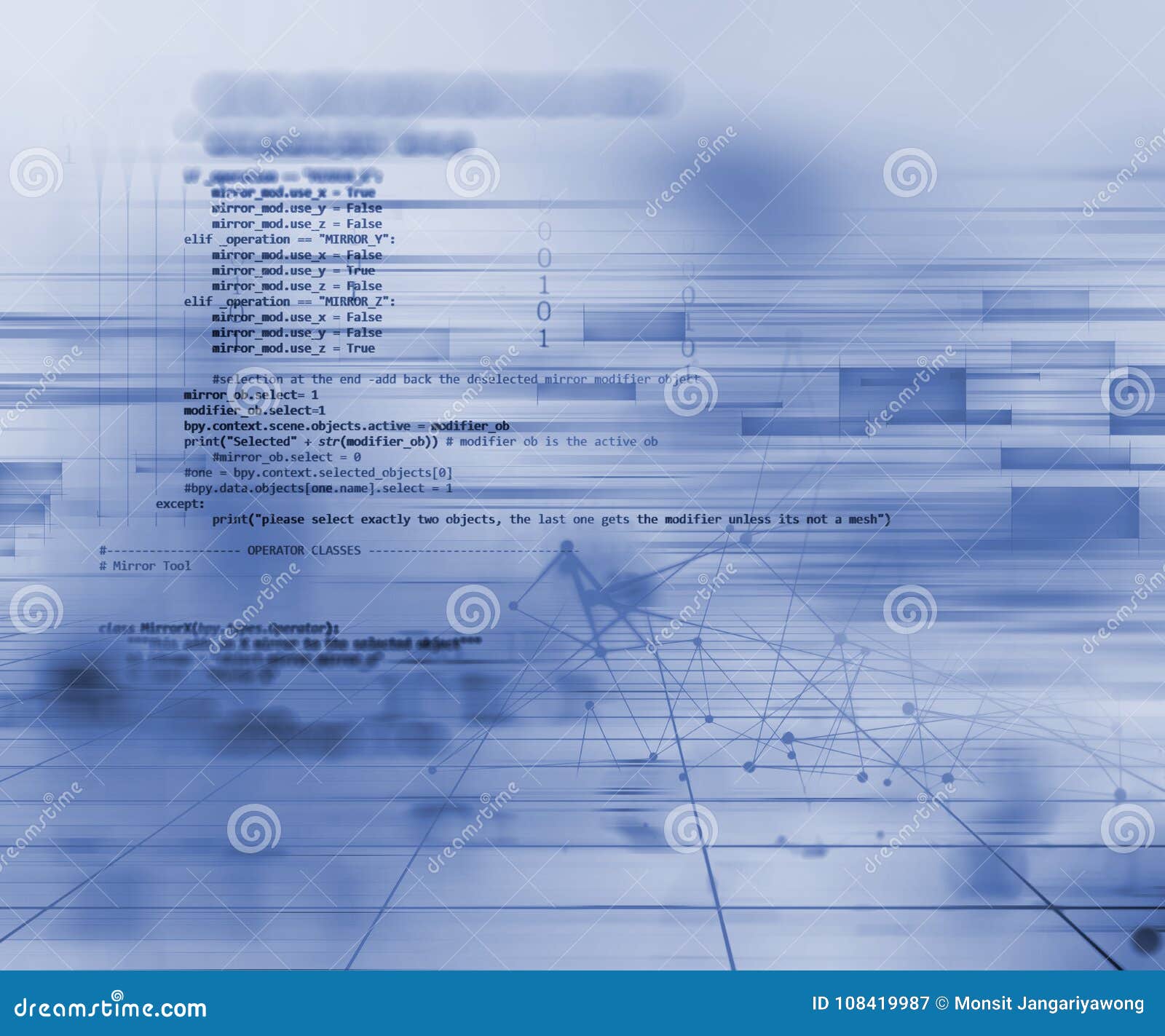 Programming Code Abstract Technology Background Of Software Developer And Computer Script Stock