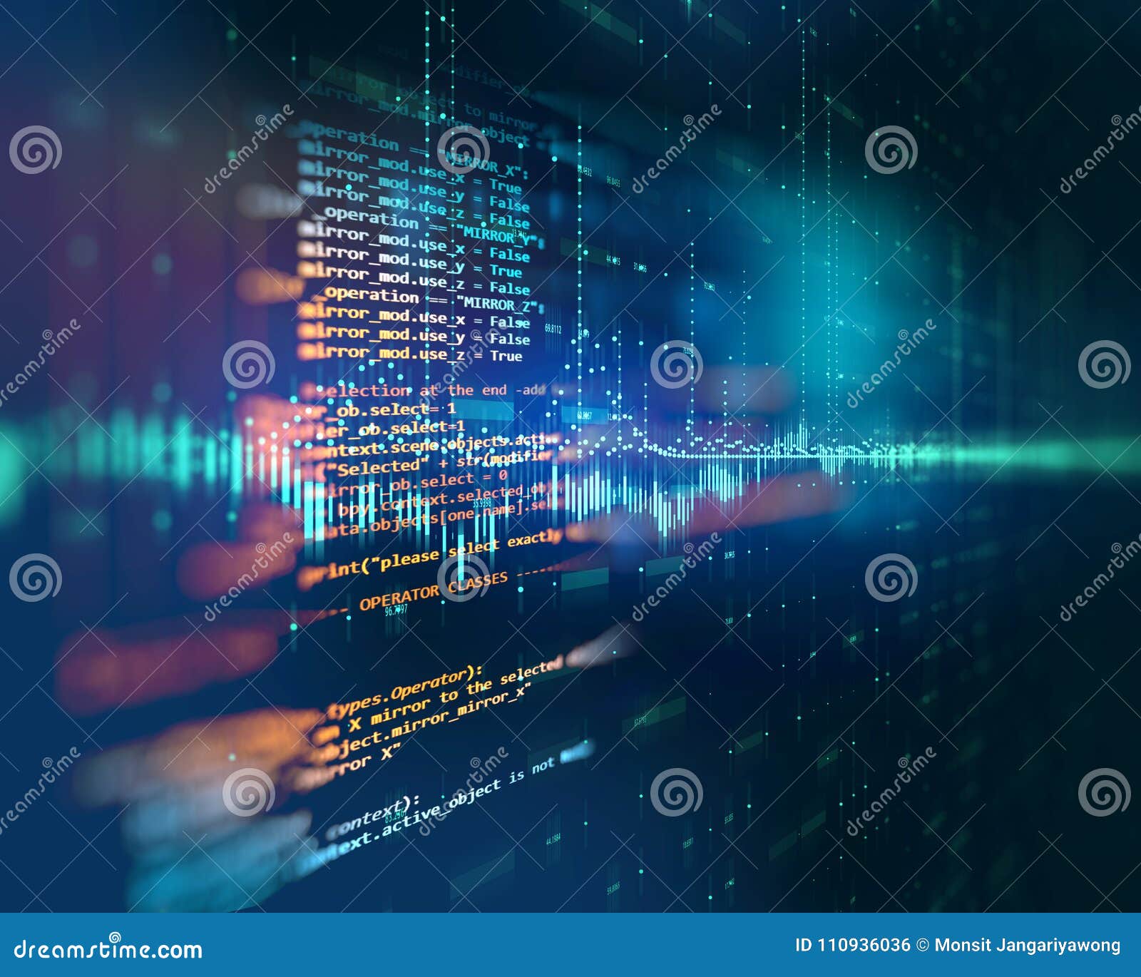 Programming Code Abstract Technology Background of Software Developer ...