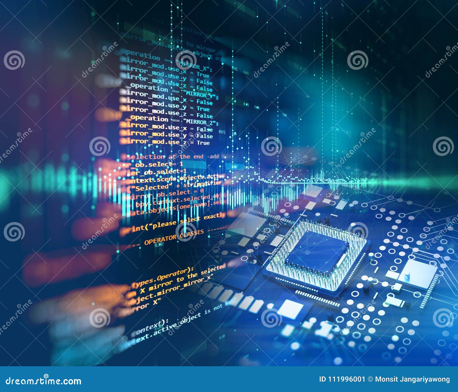 Programming Code Abstract Technology Background Of Software Developer And Computer Script Stock
