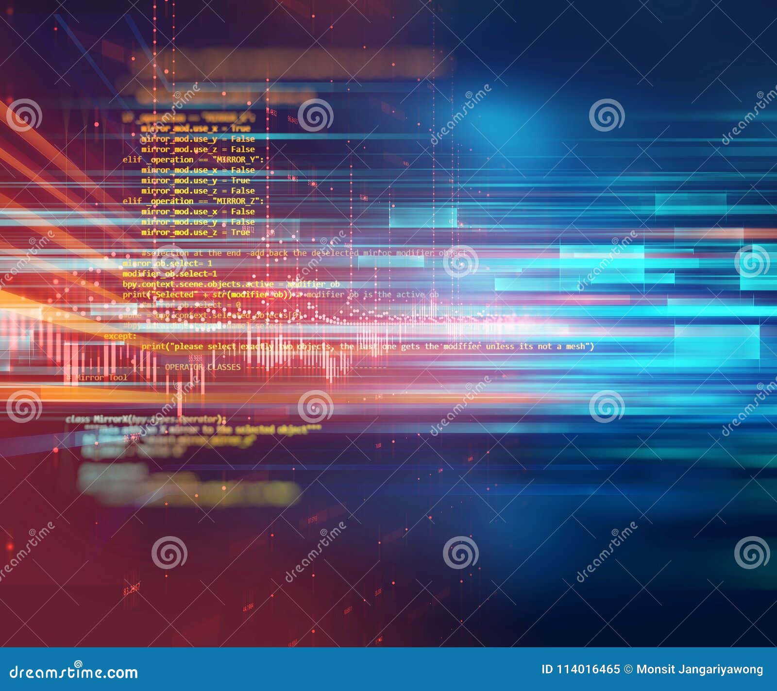 Programming Code Abstract Technology Background Of Software Developer And Computer Script Stock