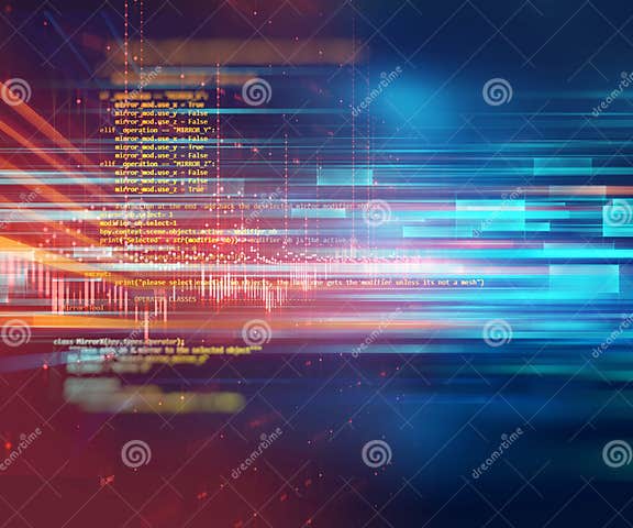 Programming Code Abstract Technology Background of Software Developer and Computer Script Stock ...