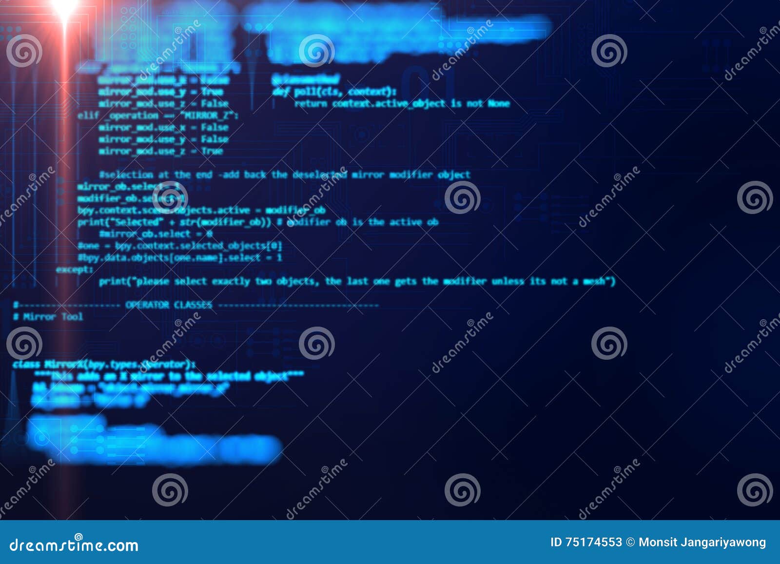 Programming Code Abstract Technology Background of Software Developer ...