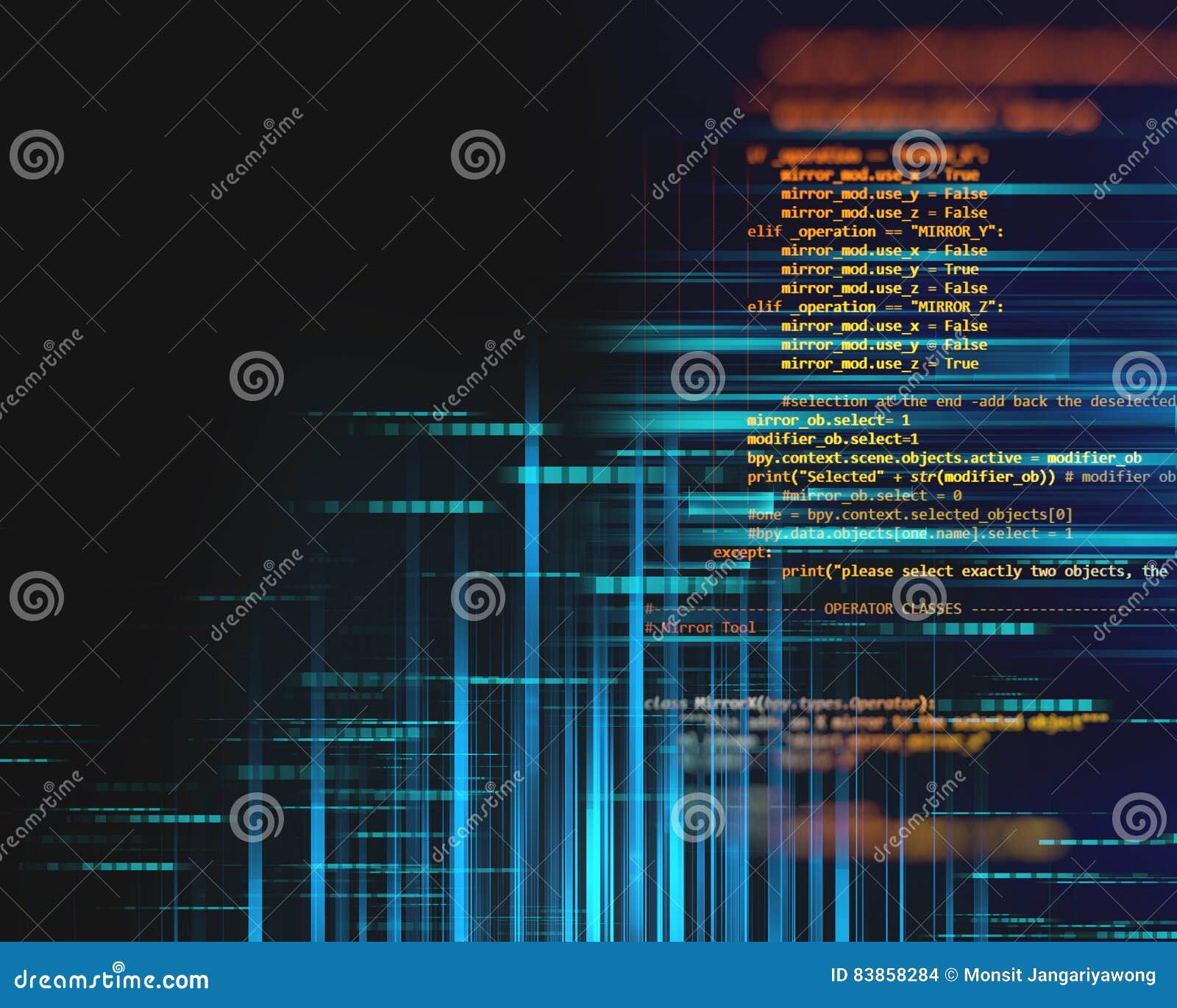 Programming Code Abstract Technology Background of Software Developer ...