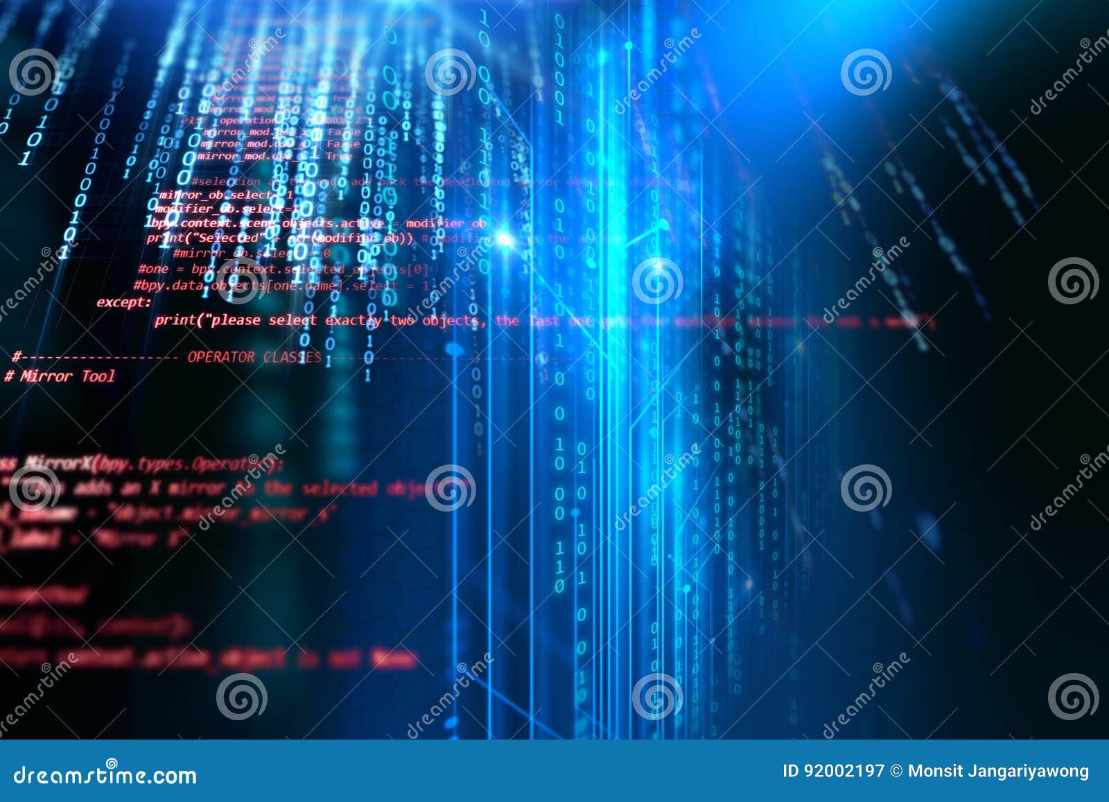 Programming Code Abstract Technology Background Of Software Developer And Computer Script Stock