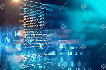 Programming Code Abstract Technology Background of Software Developer ...