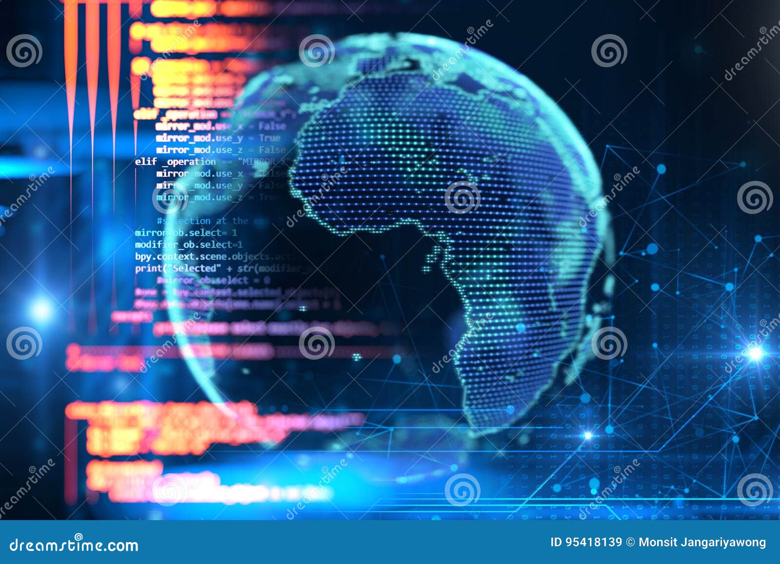 Programming Code Abstract Technology Background of Software Developer ...